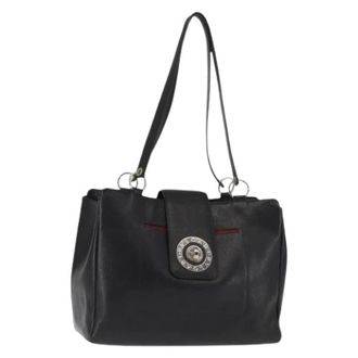 Bulgari Pre-owned Ledertasche f&uuml;r die Schulter - - Pre-owned - Damen - Schwarzk - ONE SIZE