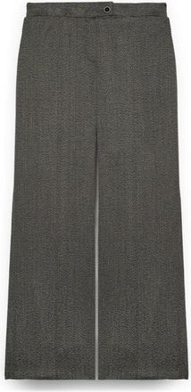Fiorella Rubino Femme, Pantalons, Gris, Taille: 52 FR Pantalon Large