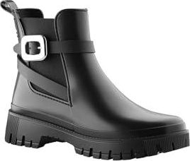 Lemon Jelly Sadie, Bottine Chelsea en PVC avec Boucle, Bottines Femme Résistantes à lEau en PVC