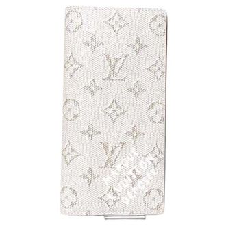 Louis Vuitton Portefeuille en toile Pre-owned - Femme - Pre-owned - Blanc - Taille: ONE Size