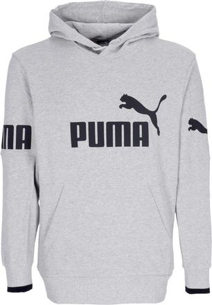 Puma Hoodie mit Farbblock und Tasche - - Sweatshirts & Hoodies - Herren - Grau - L