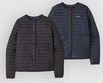Patagonia Lw Reversible Down Sweater Strickjacke black