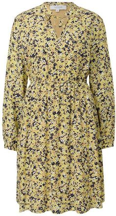 Comma Minikleid Kleid Cr&ecirc;pe-Kleid aus Viskose