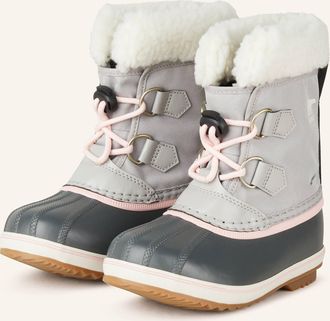 Sorel Boots Yoot Pac Mit Kunstfell grau