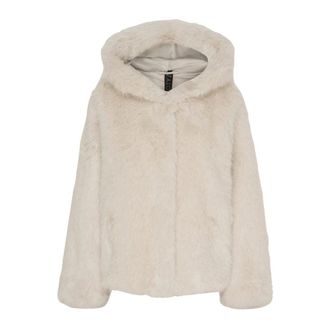 Notyz Kunstpelzjacke - - Jackets - Damen - Beige - XL