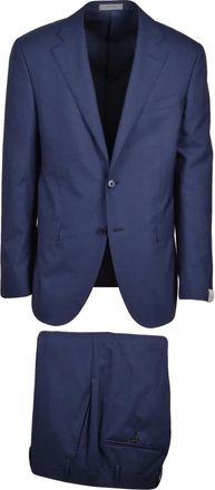 Corneliani Homme, Costumes, Bleu, Taille: L Giacca Stondata Suit