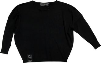 Zhrill lässiger Feinstrick Pullover schwarz ZHTALIA ZK146-N937 (DE/NL/SE/PL, Alphanumerisch, L, XL, Regular, Regular)