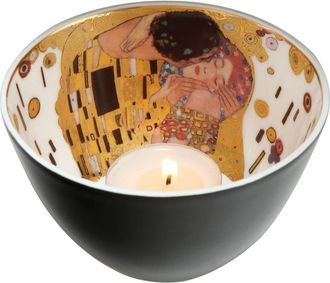 GOEBEL Artis Orbis Teelichthalter, Porzellan, Mehrfarbig, 7.5x7.5x7.5 cm