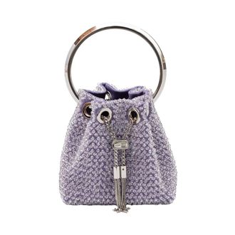 Jimmy Choo London Femme, Sacs, Violet, Taille: ONE Size Bucket Bag