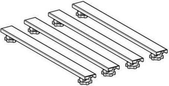 Keramag Keramag - Geberit Set F&uuml;&szlig;e und Traversen f&uuml;r Duschwanne aus Steinharz, ab