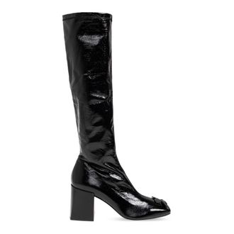Courr&egrave;ges Reedition Stiefeletten mit Absatz - - Shoes - Damen - Schwarzk - 37 EU