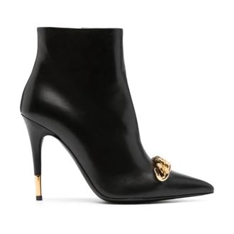 Tom Ford Elegante Lederstiefel - - Shoes - Damen - Schwarzk - 36 EU