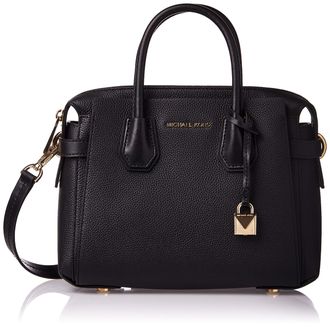 Michael Kors Womens Mercer Handtasche, Black