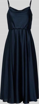 Jake*s Cocktailkleid mit Wasserfall-Ausschnitt