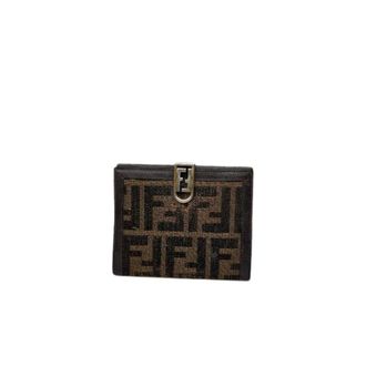 Fendi Portefeuille Vintage Pre-owned - Femme - Pre-owned - Brun - Taille: ONE Size