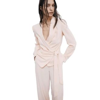 Patrizia Pepe Femme, Vestes, Beige, Taille: 42 FR Giacca Jacket