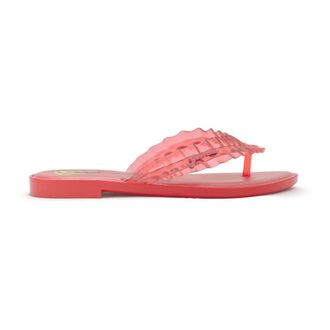 Ganni Femme, Chaussures, Rouge, Taille: 38 EU Melissa Flip Flop