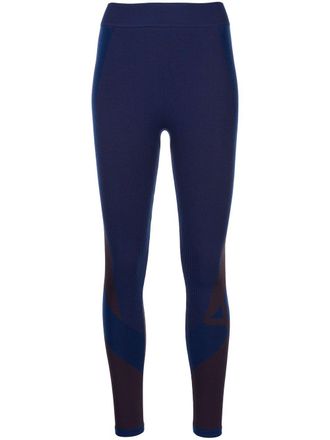 Yohji Yamamoto collants colour block - Noir