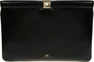 Elisabetta Franchi Femme, Sacs, Noir, Taille: ONE Size Pochette