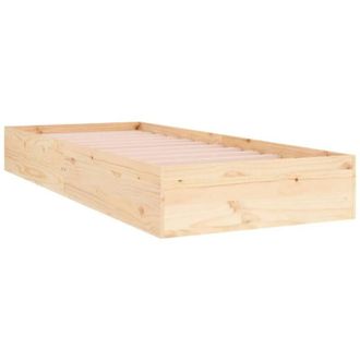 vidaXL Massivholzbett 90x190 cm Vidaxl