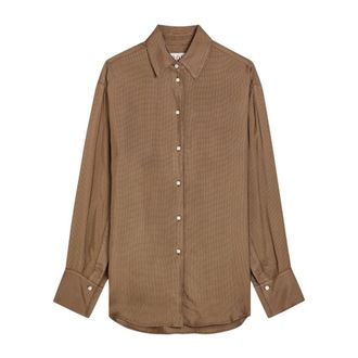 R&oacute;he Femme, Blouses et Chemises, Brun, Taille: 38 FR Chemise Coupe DCONTRACT&eacute;e