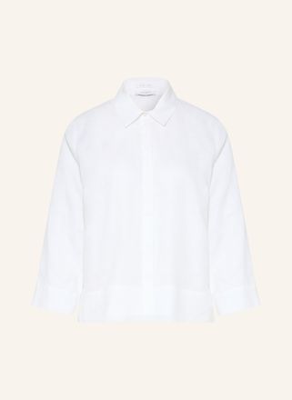 Hobb's Hemdbluse Nita Aus Leinen Mit 3/4-Arm weiss