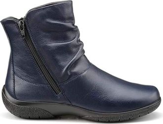 Hotter Womens Whisper Slouch Boots, Blue Navy 30, 6.5 UK