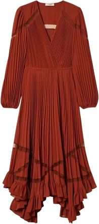 Twinset Femme, Robes, Rouge, Taille: 42 FR Midi Robes
