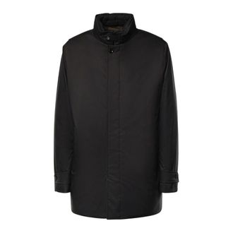 Moorer Homme, Manteaux, Noir, Taille: S Single-Breasted Manteaux