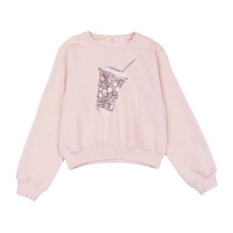 Liu Jo Damen, Sweatshirts & Hoodies, Rosa, XSGr&ouml;&szlig;e