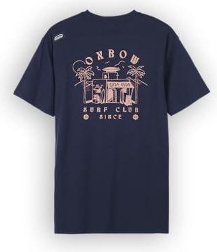 Oxbow Tee-shirt manches courtes eco SURFCLUB Hiver 2025 Manches courtes, Col rond, Motif sur le dos