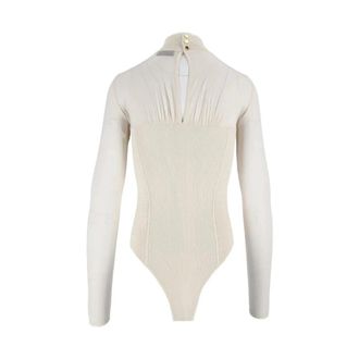 Elisabetta Franchi Body Tricot - - Tops - Damen - Beige - XS