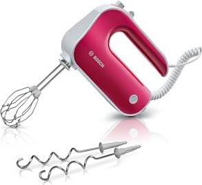 Bosch MFQ40304 Handrührer Styline, Colour Red Diamond/Silber, 500 W