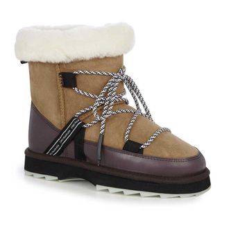 Emu Australia Womens Blurred Sheepskin Boot, Waterproof, Chestnut, Size 41