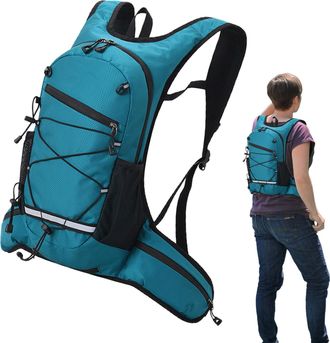 Generico Trinkrucksack f&uuml;r Wandern, wasserdicht, leicht, atmungsaktiv, 20 l, Wanderrucksack f&uuml;r Herren, f&uuml;r Radfahren, Bergsteigen, Skifahren, Camping, Outdoor
