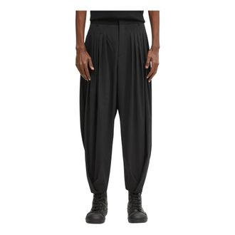 Ader Error Plissierte Hosen mit weitem Bein - - Trousers - Herren - Schwarzk - L