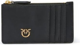 Pinko Pinko, Femme, Accessoires, Noir, Taille: ONE Size Porte-cartes Airone