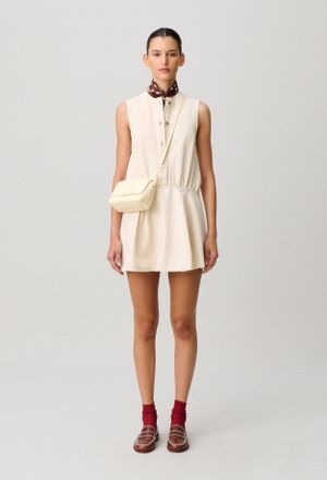 Claudie Pierlot Helles ausgestelltes Jeanskleid