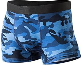 Generic Boxers pour homme, avec motif de camouflage, doux et coupe id&eacute;ale, sous-v&ecirc;tements respirants, &eacute;vacuant lhumidit&eacute;, short r&eacute;tro &eacute;l&eacute;gant pour homme, sous