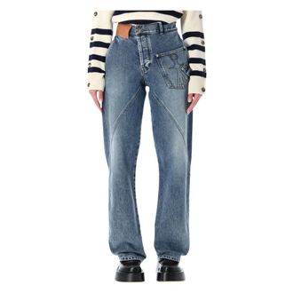 J.W.Anderson Twisted Workwear Jeans - - Jeans - Damen - Blau - W30