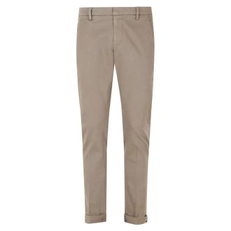 Dondup Homme, Pantalons, Beige, Taille: W35 Gaubert Gabardina Smerigliata