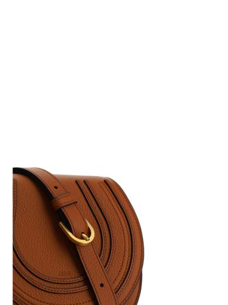 Chlo&eacute; Womens Shoulder Bag Marcie Tan Calf Leather
