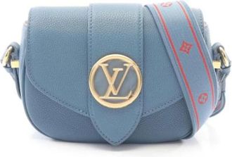 Louis Vuitton Sac bandouli&egrave;re vintage doccasion - Femme - Pre-owned - Bleu - Taille: ONE Size