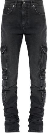 Dolce & Gabbana Femme, Jeans, Noir, Taille: 38 FR Cargo Jeans