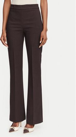 Rinascimento Rinascimento Stoffhose CFC0130135003 Dunkelbraun Flare Fit