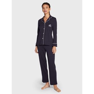 Lauren Ralph Lauren Pyjama I819950 Dunkelblau