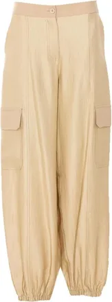 Twinset Femme, Pantalons, Beige, Taille: 44 FR Pantalon Cargo