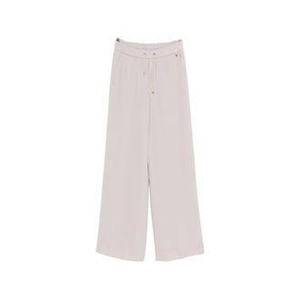 Herno Wide Leg Satinhose - - Trousers - Damen - Beige - M