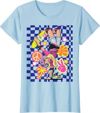 BARBIE Skateboarding-Trick mit Karomuster T-Shirt