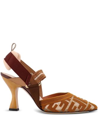 Fendi Colibr&igrave; Pumps mit spitzen Riemen - Braun